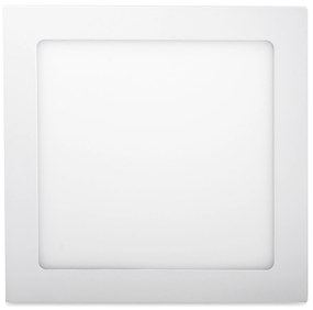 LED Solution Bílý vestavný LED panel hranatý 225 x 225mm 18W stmívatelný Barva světla: Teplá bílá 191095_10291