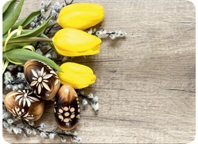Prostírání na stůl  - Žluté tulipány
