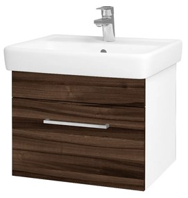 Dřevojas Koupelnová skříň Q UNO SZZ 55 Varianta: N08 Cosmo / Úchytka T01 / N08 Cosmo