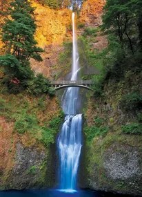 EUROGRAPHICS Puzzle Multnomah Falls, USA / 1000 dílků / 48,89 × 67,63