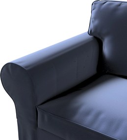 Potah na pohovku IKEA Ektorp 2-místná rozkládací  NOVÝ MODEL 2012 barva tmavě modrá látka sametová