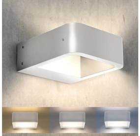 Brilagi - LED Venkovní nástěnné svítidlo BARI LED/7W/230V bílá IP54
