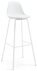 Bílá barová židle Kave Home Lysna