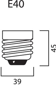 Diolamp SMD LED žárovka High Performance MA120 75W/230V/E40/4000K/8300Lm/360°