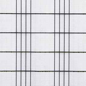 Balkonové zástěny 10 ks bílé 255 x 19 cm polyratan 156313