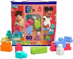 Mattel DCH54 MEGA bloks fb big building bag girls / 60 dílů / od 12 mě