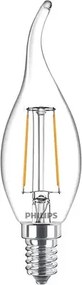 Philips LED žárovka Classic BA35 E14 25W čirá / Svíčka / Teplá bílá /