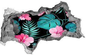 Wallmuralia Nálepka fototapeta 3D na zeď Tropické květiny 95x73 cm
