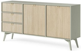 Moderní komoda FELICITY KSZ158, zelená / scandi