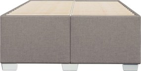 Rám postele bez matrace taupe 120 x 200 cm textil 3284468