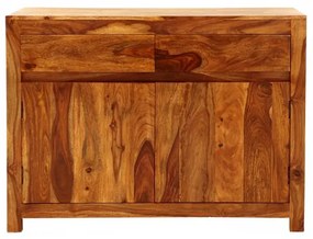 Indický nábytek - Komoda 120x90x45 Tara z indického masivu palisandr Světle medová