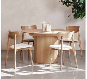 Designová jídelní židle Wapaheo bílá