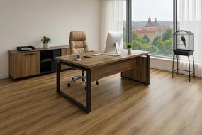 PVC podlaha - lino Toptex Lime Oak 169M, na mieru, šíře 4m,5m, hnedá, filc, chodba / predsieň, Beauflor