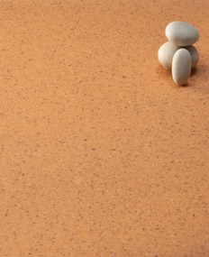 Beaulieu International Group, PVC podlaha - lino Master X 2971, na míru, šíře 4m, oranžová, bez podkladu, chodba / předsíň