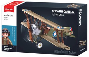 Sluban Model Bricks M38-B1293 Dvouplošník Sopwith 1.35