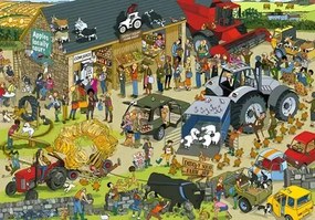 RAVENSBURGER Puzzle Farma Diddly Squat Shop / 1000 dílků