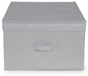 Skládací úložná krabice - karton box Compactor Wos 40 x 50 x v.25 cm, šedá