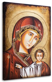 Gario Obraz na plátně Panna Marie s dítětem, byzantská ikona, Segovia Rozměry: 40 x 60 cm
