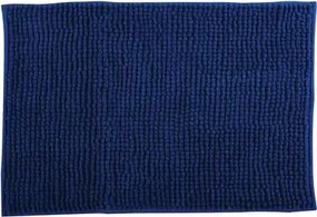 MSV CHENILLE koupelnová předložka 60 x 90 cm tmavě modrá / mikrovlákno