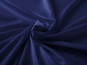 Biante Sametový čtvercový ubrus SV-026 Tmavá královská modrá II 120x120 cm