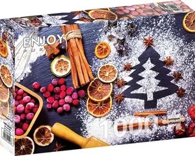 ENJOY Puzzle Vánoční stromeček / 1000 dílků / od 14 let