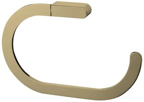 BISK Erga Nature Gold, oválný držák na toaletní papír, zlatá lesklá, ERG-07951