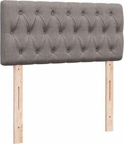 Box spring postel s matrací taupe 80x200 cm textil 3288026