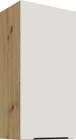 ARIA az | horní skříňka 45 G-90 1F policová | 45 cm | VYSOKÁ | ANTI FINGERPRINT povrch | artisan/bílá