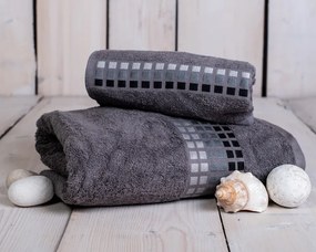 Jahu ručník froté Darwin tmavě šedý 50x100 cm