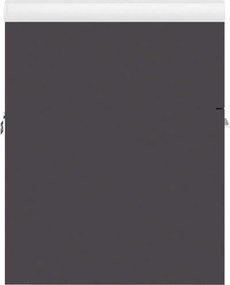 vidaXL Skříňka se zápustným umyvadlem dřevotříska [3070813] Barva: Černá