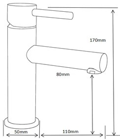 Mexen ELBA - BATERIE UMYVADLOVÁ, Černá,74100-70