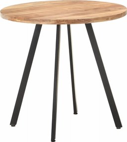 Jídelní stůl 80 cm masivní akáciové dřevo 320485