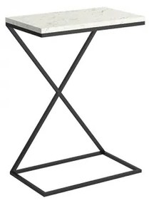 Příruční stolek Kadyks, Barvy police: černý / světlý mramor Mirjan24 5902928958959