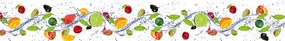 DIMEX | Fototapeta do kuchyně Ovoce KI-420-001| 420 x 60 cm | vícebarevná
