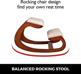 Ergonomické klečící křeslo 99,8 kg Nosnost Postoj v kleče Stolička s kyčelním