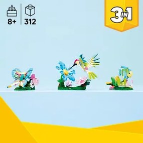 LEGO® Creator 3 v 1 31384 Divoká zvířata: Barevný kolibřík / Počet díl