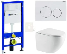 Závěsný WC set Geberit do lehkých stěn / předstěnová SAT SIKOGESREX67D20