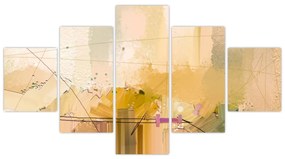 Obraz - Abstrakce, olejomalba (125x70 cm)
