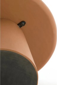 Kulatý konferenční stolek v terakotové barvě ø 60 cm Kulona – Light &amp; Living