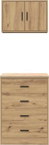 Garážové skříně 2 ks dub artisan kompozitní dřevo 3328340