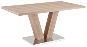 Jídelní stůl, světlý dub, 160x90 cm, HESTON