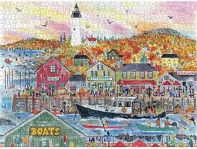 Galison Puzzle Podzim u moře / 1000 dílků / od 8 let