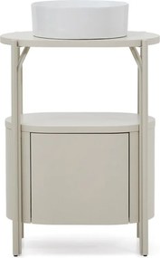 Bílá skříňka pod umyvadlo 60x81 cm Arely – Kave Home