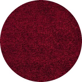 Kusový koberec Dream Shaggy 4000 Red Kruh-120x120 (průměr) kruh