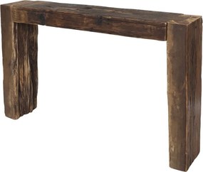 Hnědý dřevěný konzolový stůl Grimaud Unit - 122*26*76 cm