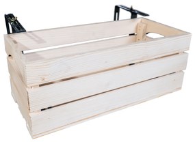 Dřevěný truhlík bedýnka 42x19x16 cm