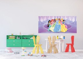 Dětská vliesová fototapeta na zed' Princezny všechny spolu, Disney | 202 x 90 cm | DFTDNH 5318