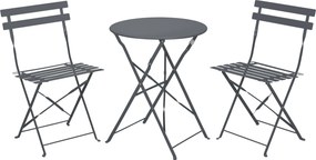 Livarno Home Bistro set, s toutovací funkcí. (antracitová)
