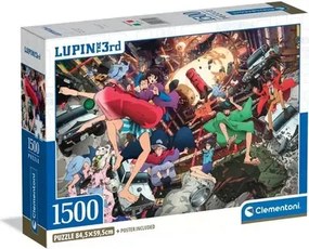Clementoni 31749 Puzzle Lupin III 1500 dílků / od 10 let