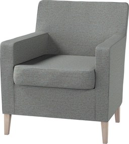 Potah na křeslo IKEA Karlstad barva modrá látka pletený vzor